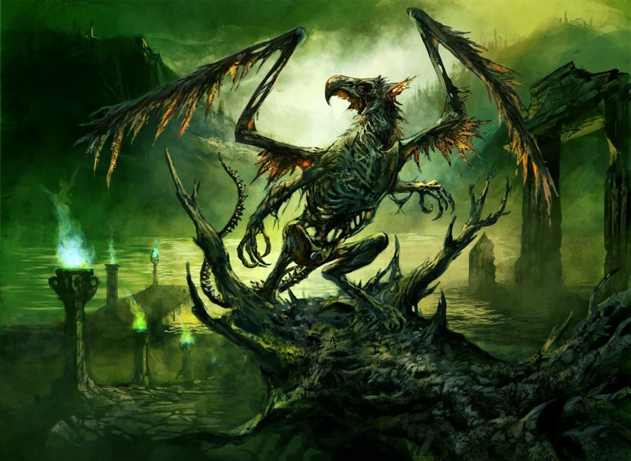 MTGNexus - Sentry of the Underworld Art by Dave Kendall