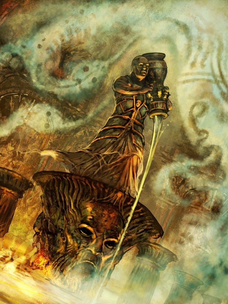 MTGNexus - Steam Augury Art by Dave Kendall