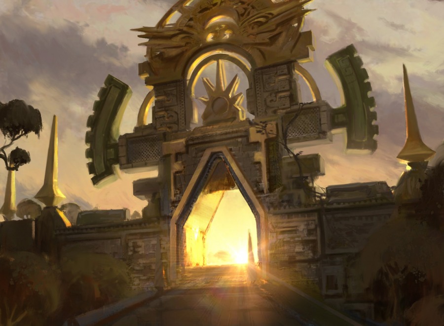 MTGNexus - Arch of Orazca Art by Titus Lunter