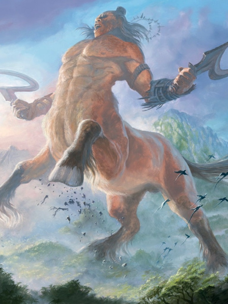 MTGNexus - Might of Old Krosa Art by Lars Grant-West