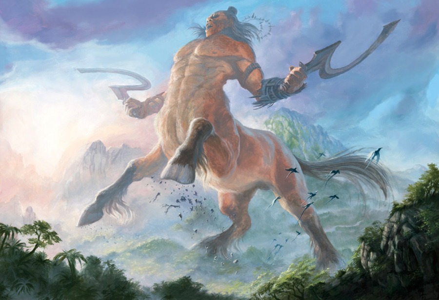 MTGNexus - Might of Old Krosa Art by Lars Grant-West