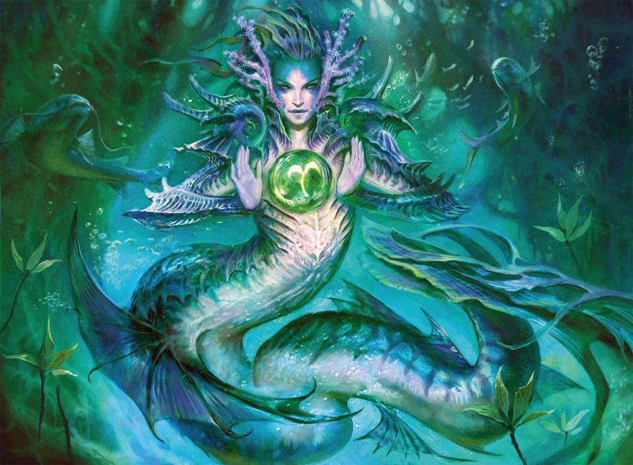MTGNexus - Tatyova, Benthic Druid Art by Mathias Kollros