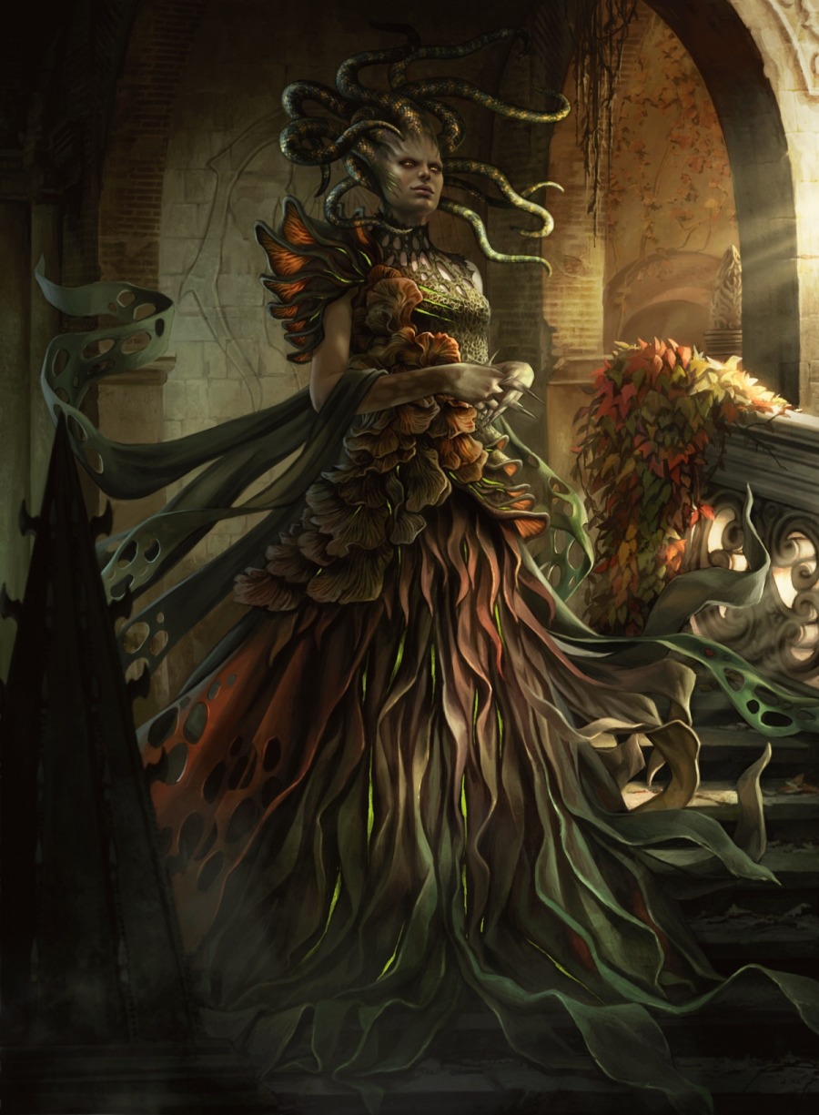 MTGNexus - Vraska, Regal Gorgon Art by Magali Villeneuve