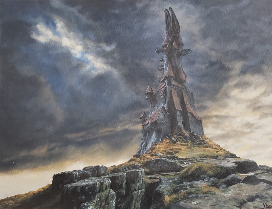 MTGNexus - Gargoyle Castle Art by Paul Bonner