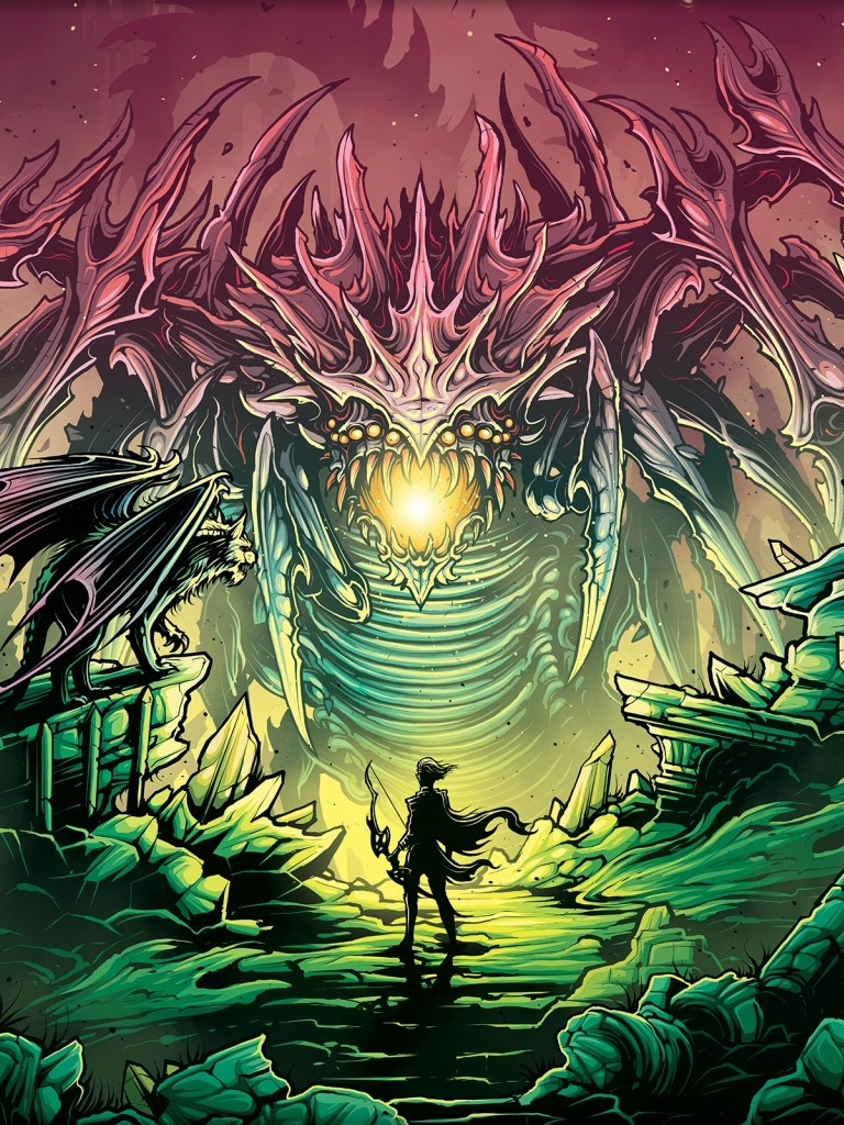 MTGNexus - Ikoria teaser art Art by Dan Mumford