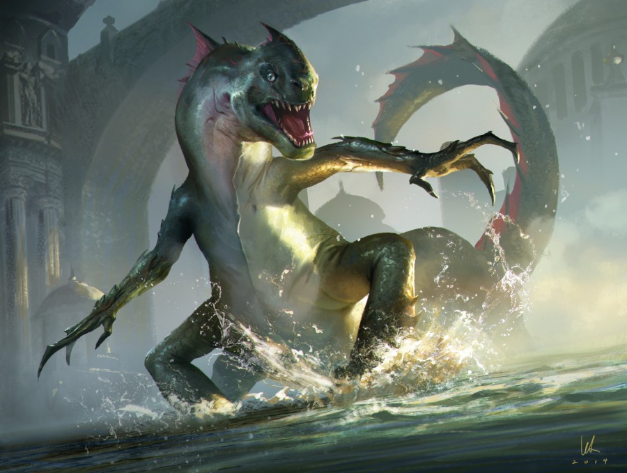 MTGNexus - Bounding Krasis Art by Jack Wang
