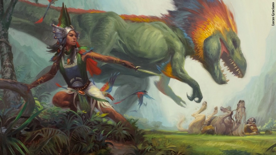 MTGNexus - Pounce Art by Lucas Graciano