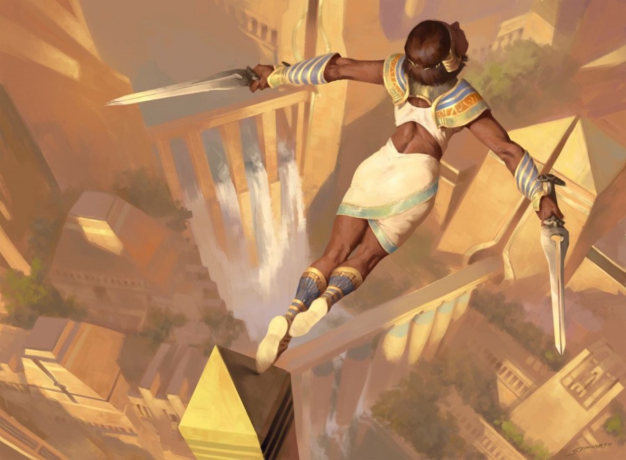 MTGNexus - Mighty Leap Art by Sidharth Chaturvedi