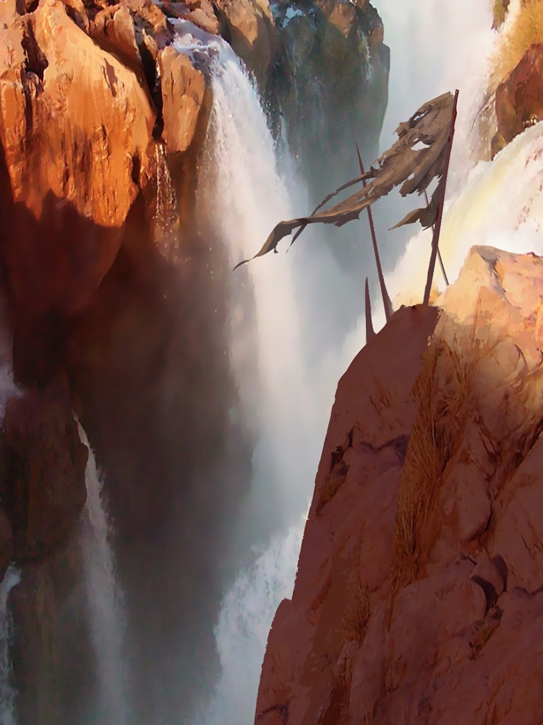 MTGNexus - Swiftwater Cliffs Art by Eytan Zana