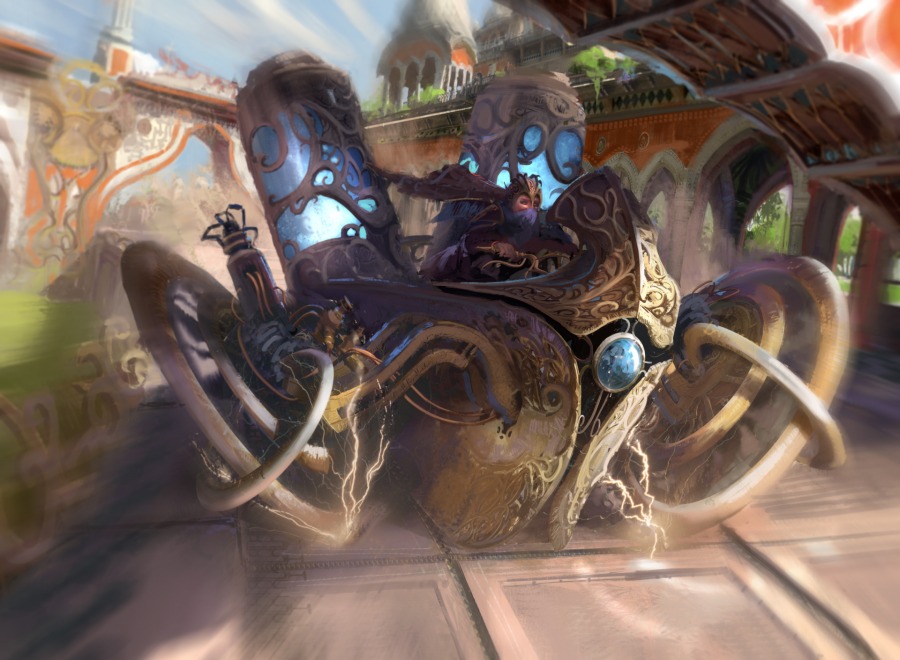 MTGNexus - Daredevil Dragster Art by Titus Lunter