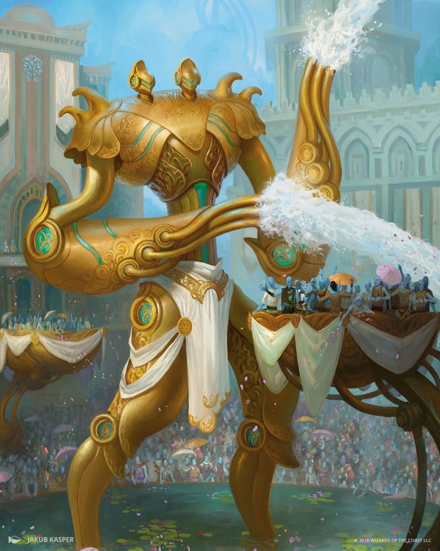 MTGNexus - Torrential Gearhulk Art by Jakub Kasper