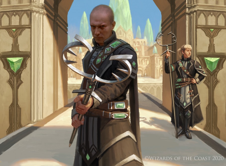 MTGNexus - Checkpoint Officer Art by Manuel Castañón