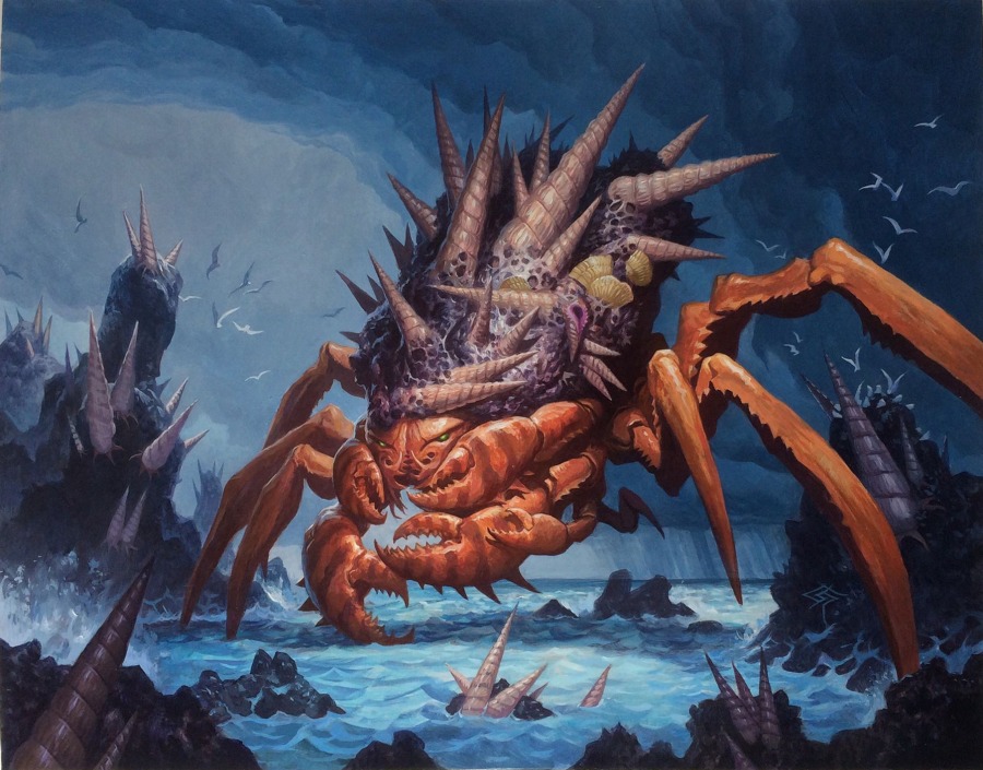 MTGNexus - Ancient Crab Art by Steve Prescott