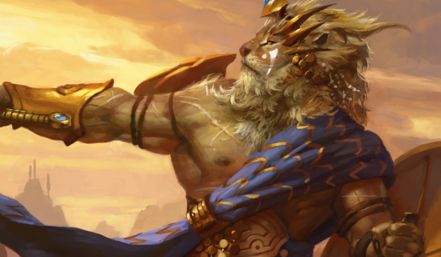 MTGNexus - Brimaz, King of Oreskos Art by Peter Mohrbacher