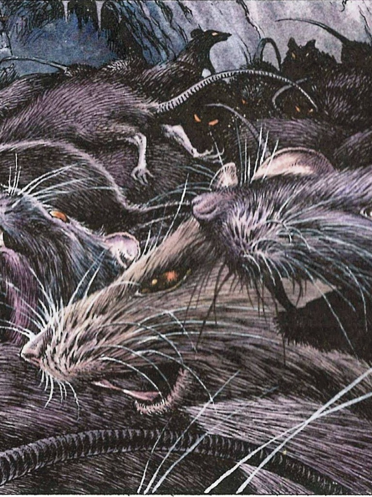 MTGNexus - Sewer Rats Art by Martin McKenna