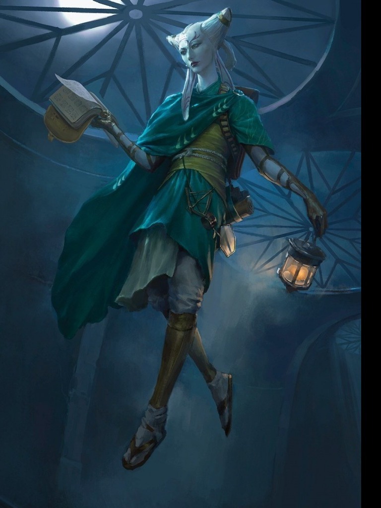 MTGNexus - Tamiyo, Field Researcher Art by Tianhua X