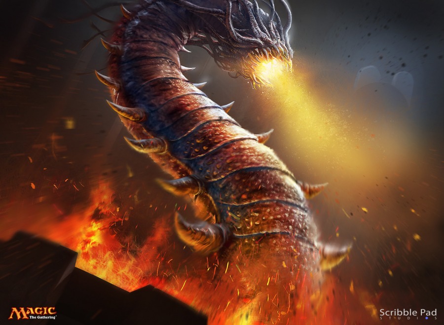 MTGNexus - Embermaw Hellion Art by James Paick