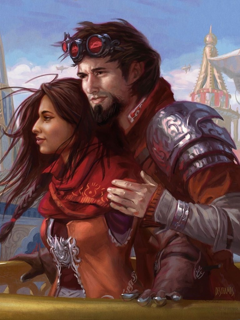 MTGNexus - Pia and Kiran Nalaar Art by Eric Deschamps