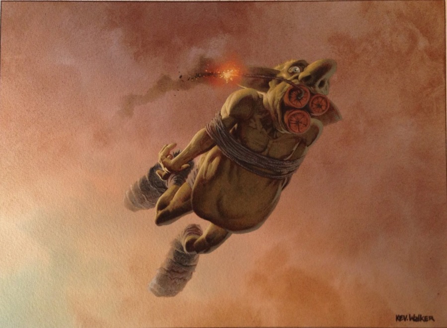 MTGNexus - Goblin Grenade Art by Kev Walker