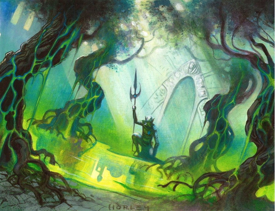 MTGNexus - Vigean Intuition Art by Alex Horley-Orlandelli