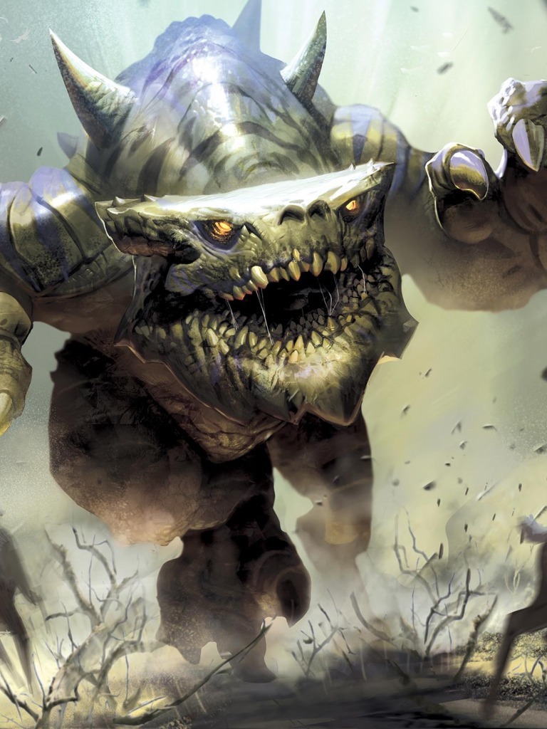 MTGNexus - Thunderfoot Baloth Art by Marco Nelor