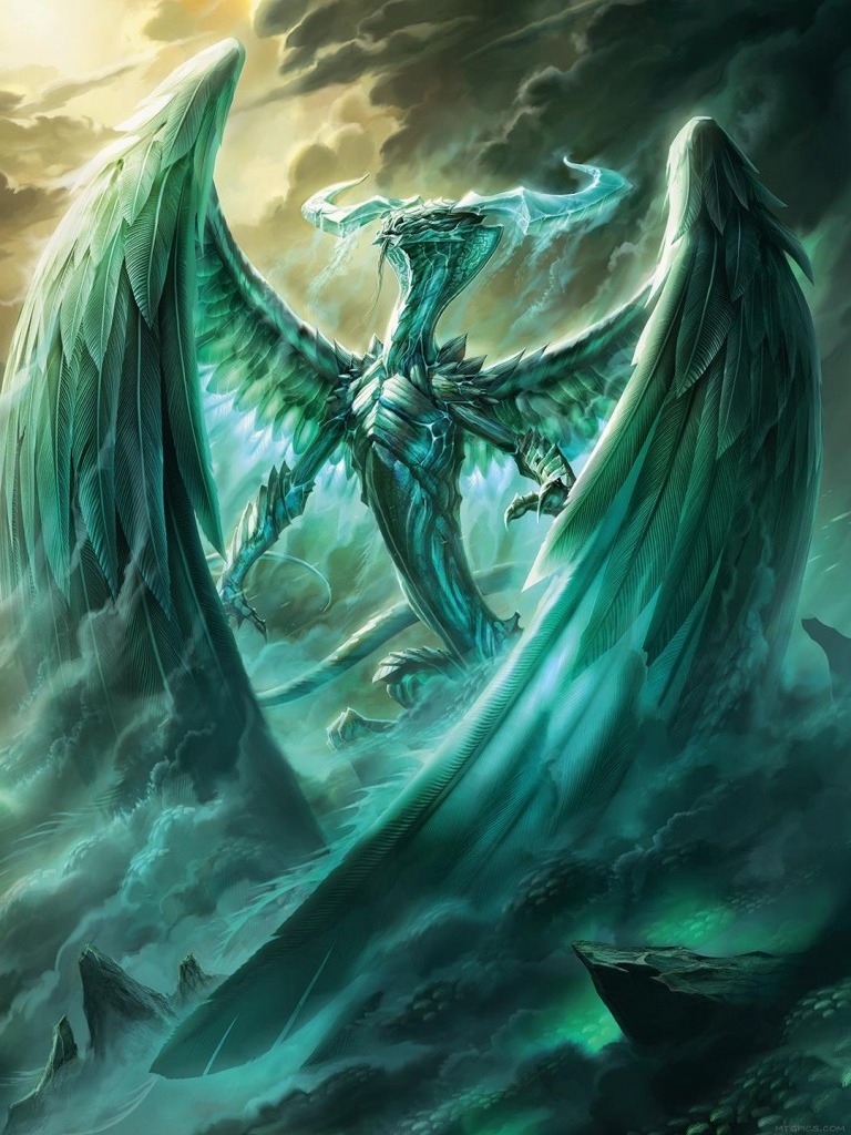 MTGNexus - Ugin, the Spirit Dragon Art by Raymond Swanland