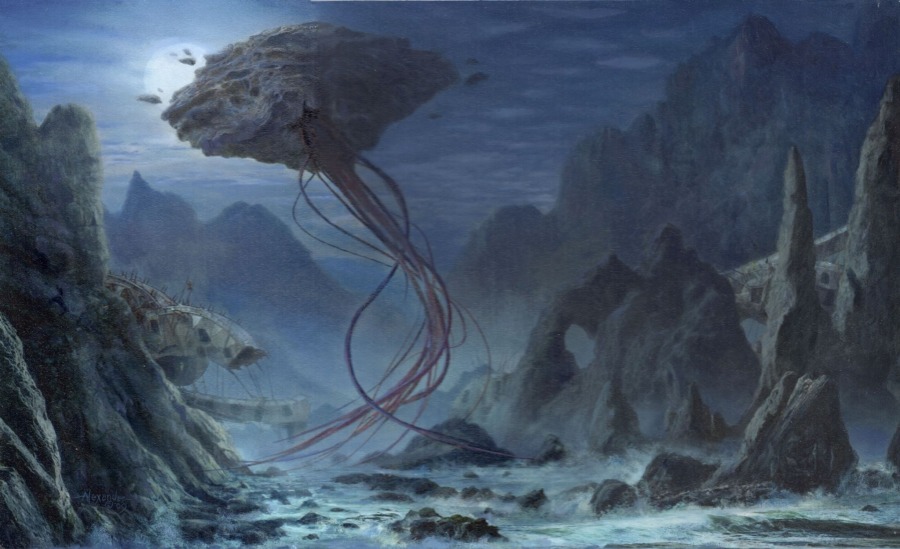 MTGNexus - Guard Gomazoa Art by Rob Alexander