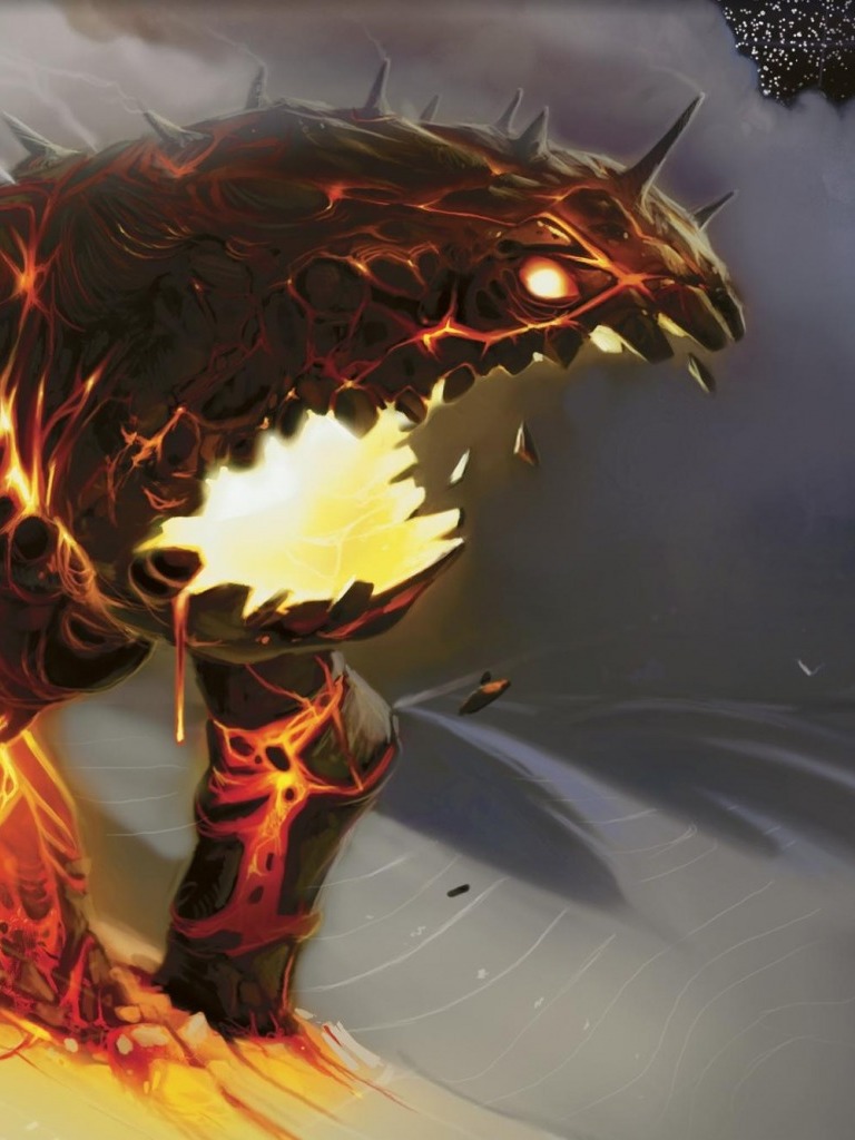 MTGNexus - Igneous Pouncer Art by Chippy