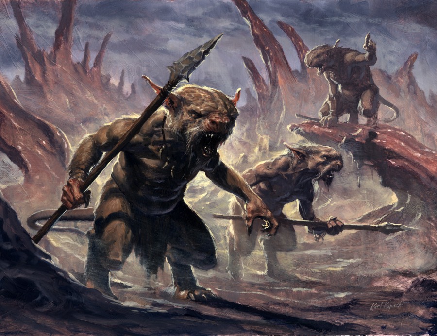 MTGNexus - Wandering Goblins Art by Karl Kopinski