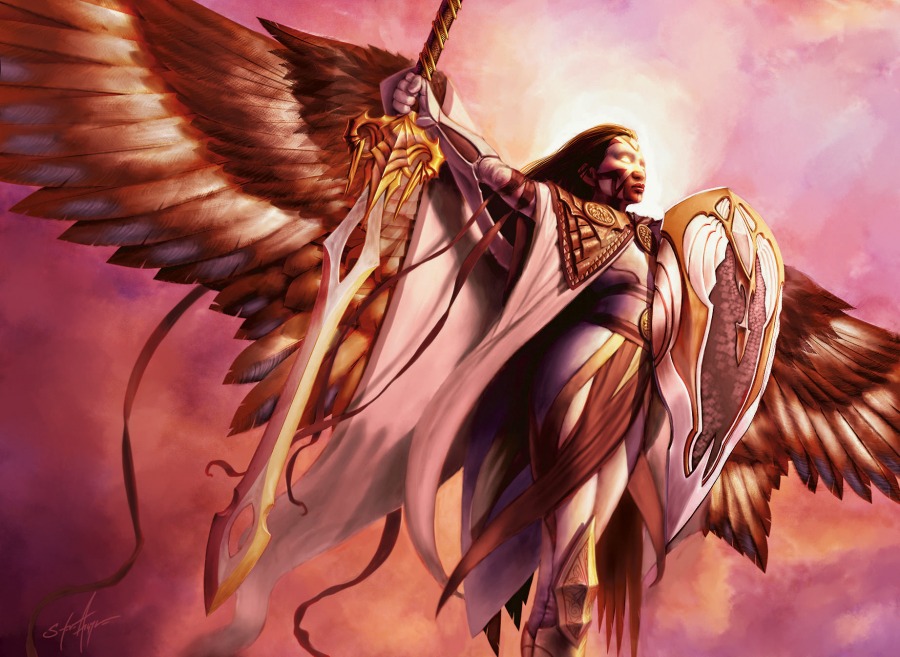 MTGNexus - Angel token Art by Steve Argyle