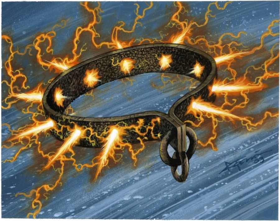 MTGNexus - Sparring Collar Art by Christopher Moeller