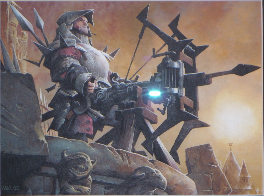 MTGNexus - Hanweir Watchkeep Art by Wayne Reynolds