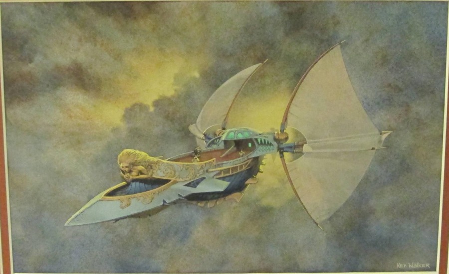 MTGNexus - Skyship Weatherlight Art by Kev Walker