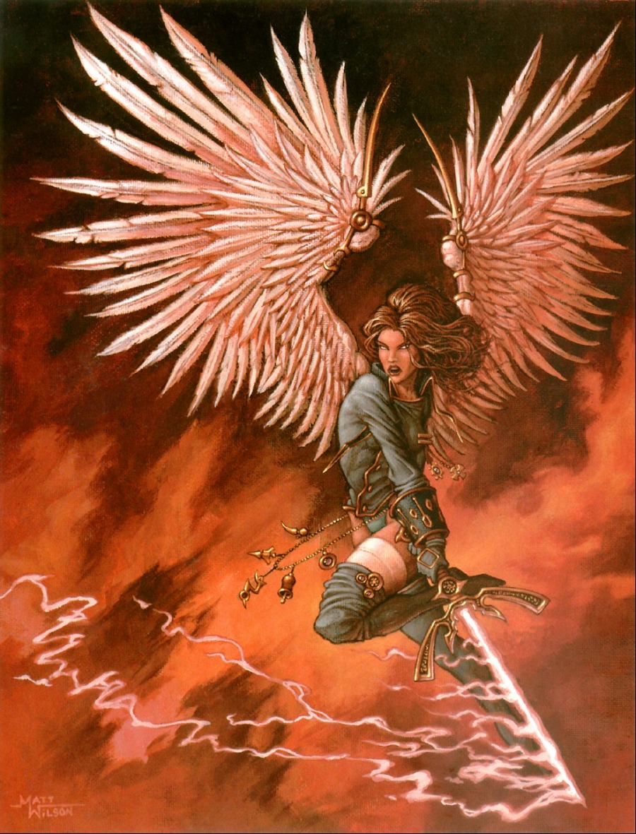 MTGNexus - Avenging Angel Art by Matthew D. Wilson