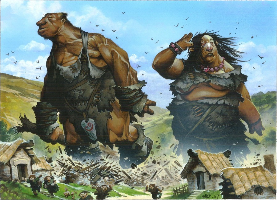 MTGNexus - Boldwyr Heavyweights Art by Wayne Reynolds