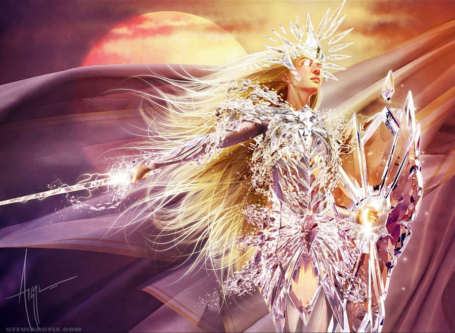 MTGNexus - Celestial Mantle Art by Steve Argyle