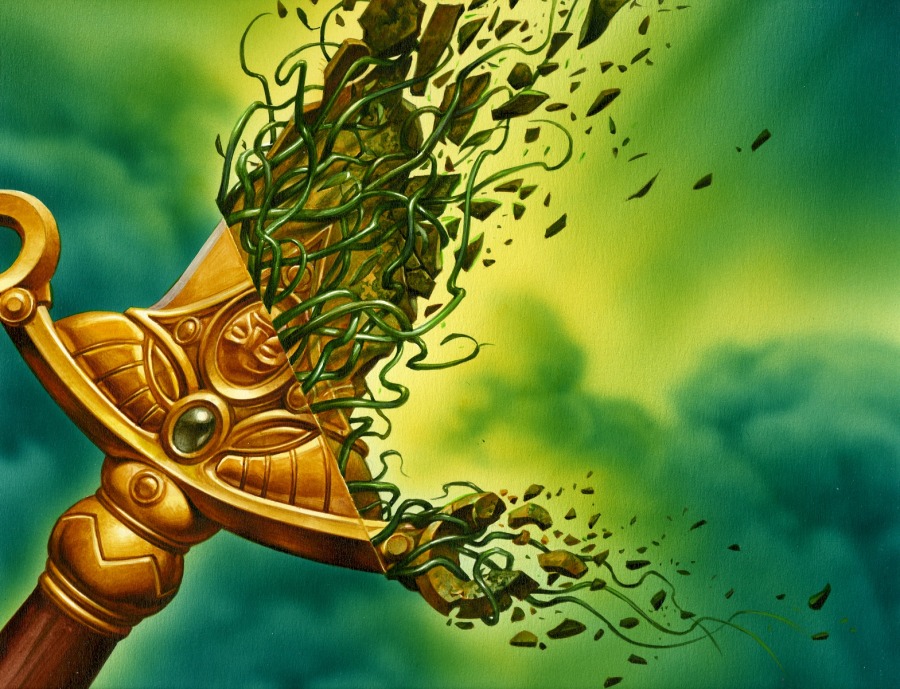 MTGNexus - Krosan Grip Art by Zoltan Boros & Gabor Szikszai