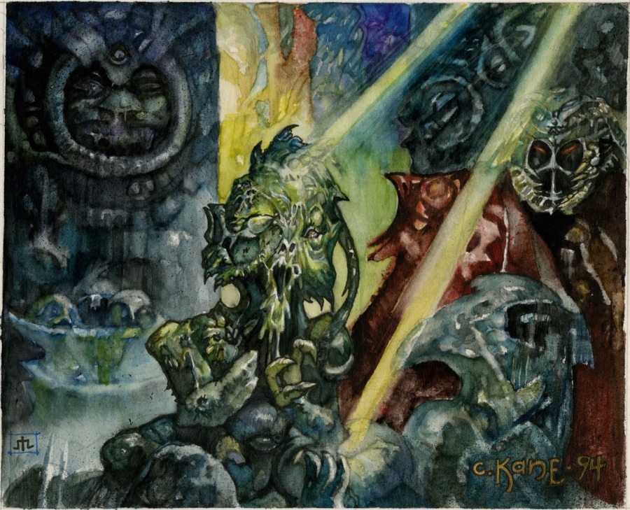 MTGNexus - Basal Thrull Art by Richard Kane Ferguson