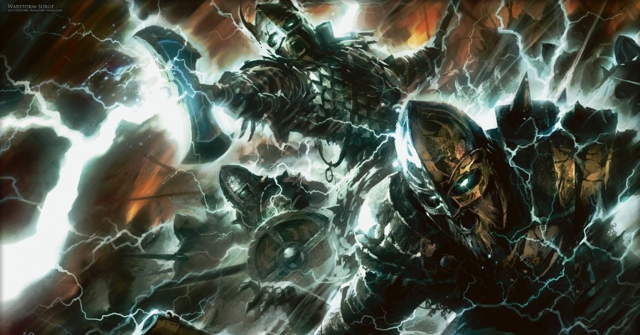 MTGNexus - Warstorm Surge Art by Raymond Swanland