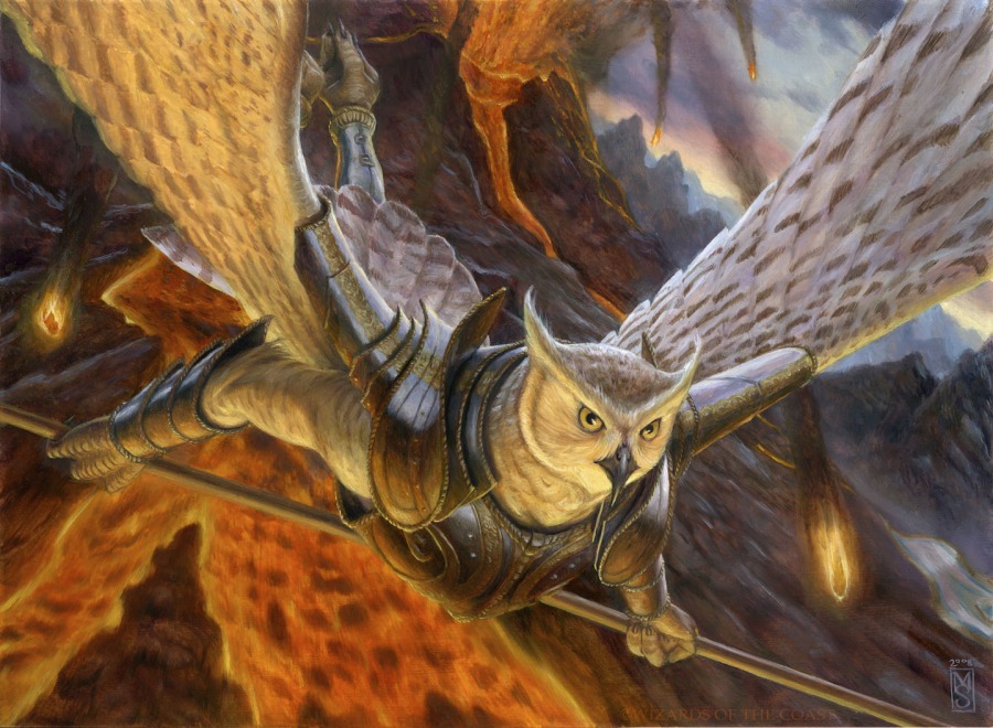 MTGNexus - Talon Trooper Art by Matt Stewart