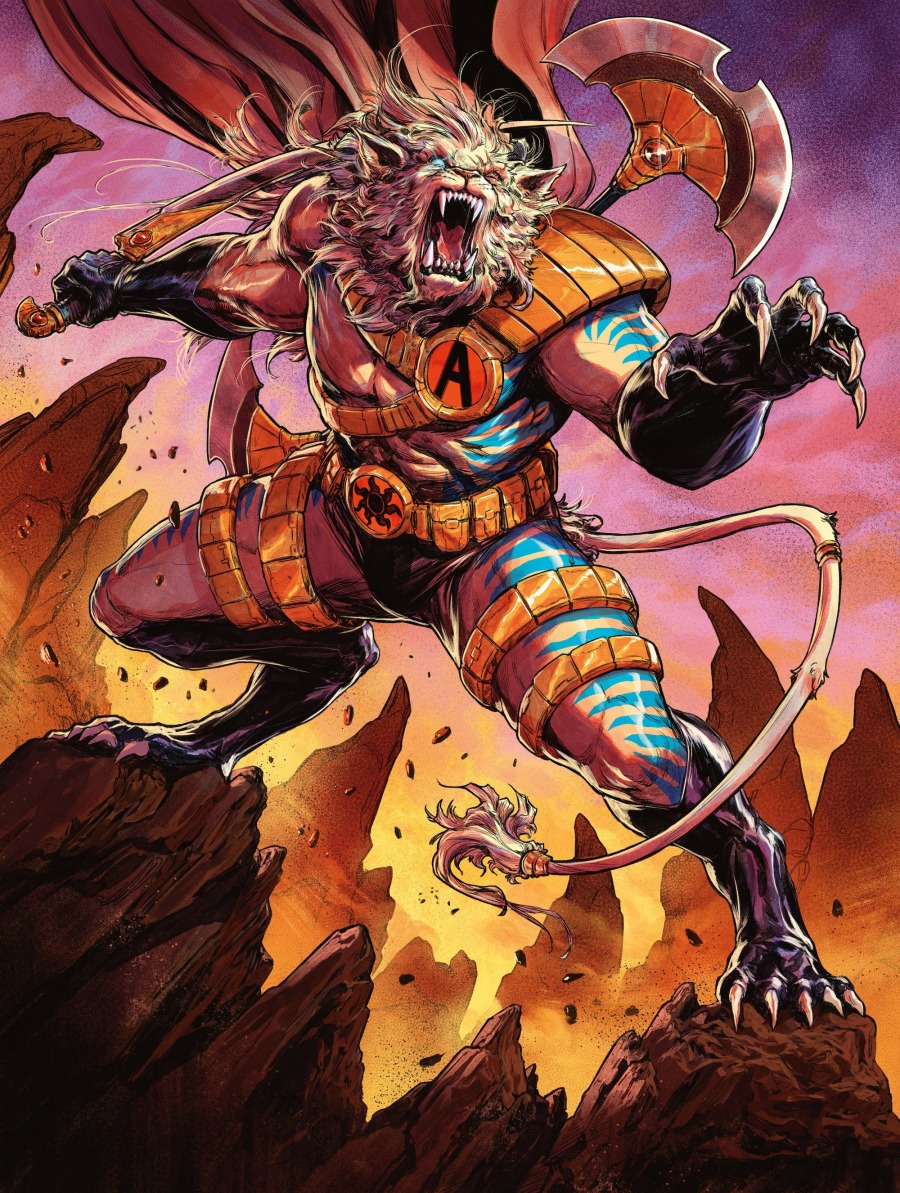 MTGNexus - Ajani Steadfast Art by David Rapoza