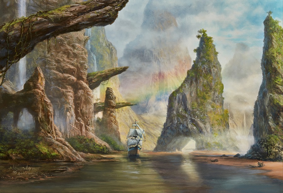 MTGNexus - Unknown Shores Art by Rob Alexander