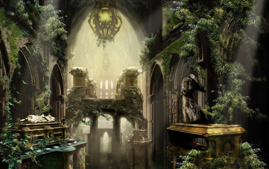 MTGNexus - Overgrown Tomb Art by Rob Alexander