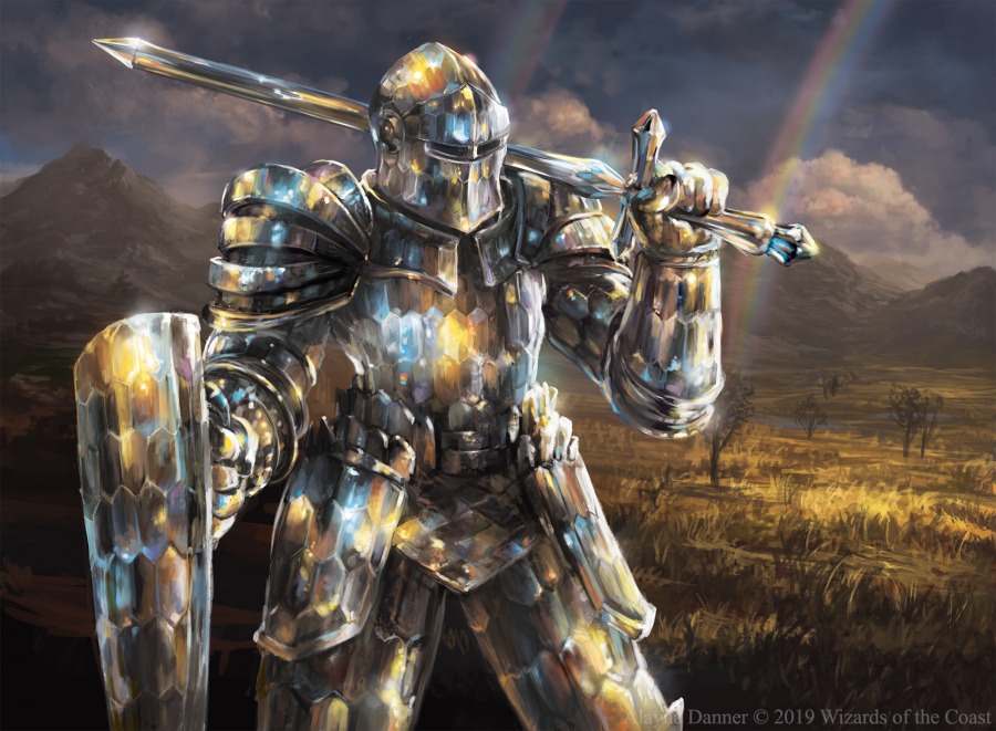 MTGNexus - Diamond Knight Art by Alayna Danner