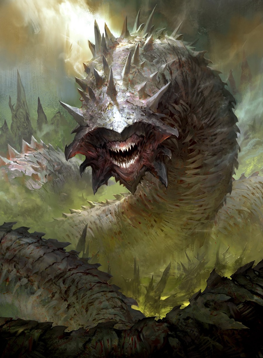 MTGNexus - Massacre Wurm Art by Kekai Kotaki