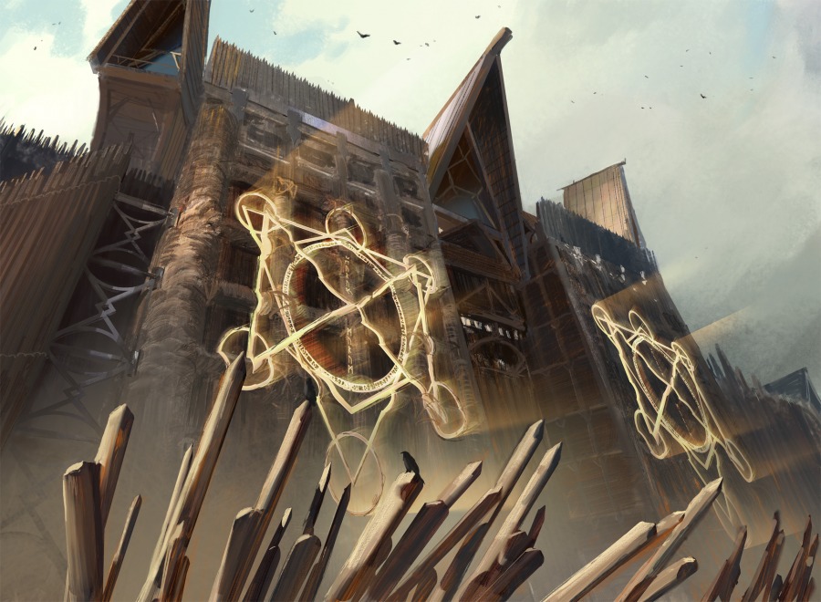MTGNexus - Warded Battlements Art by Titus Lunter