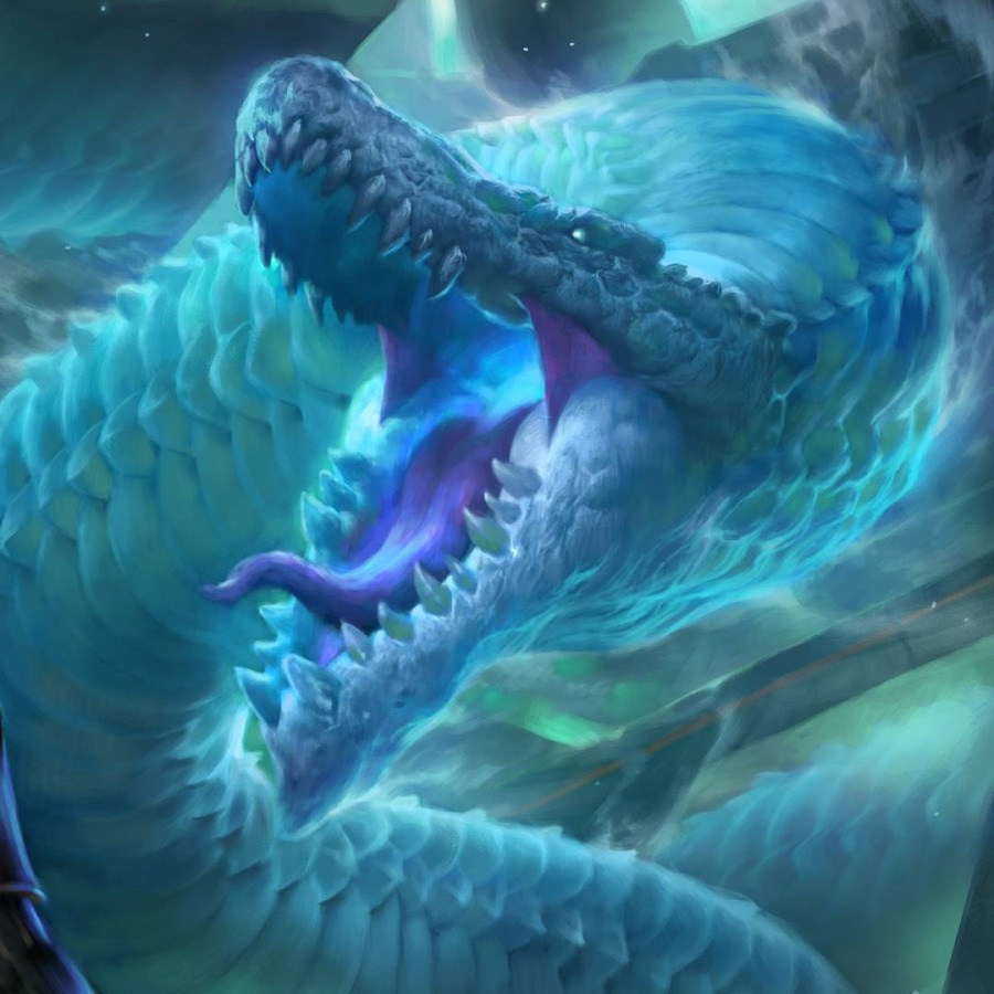 MTGNexus - Cryptic Serpent Art by Lius Lasahido
