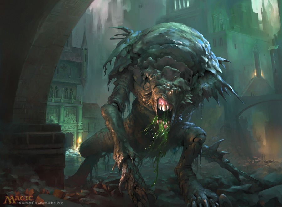 MTGNexus - Noxious Groodion Art by Simon Dominic