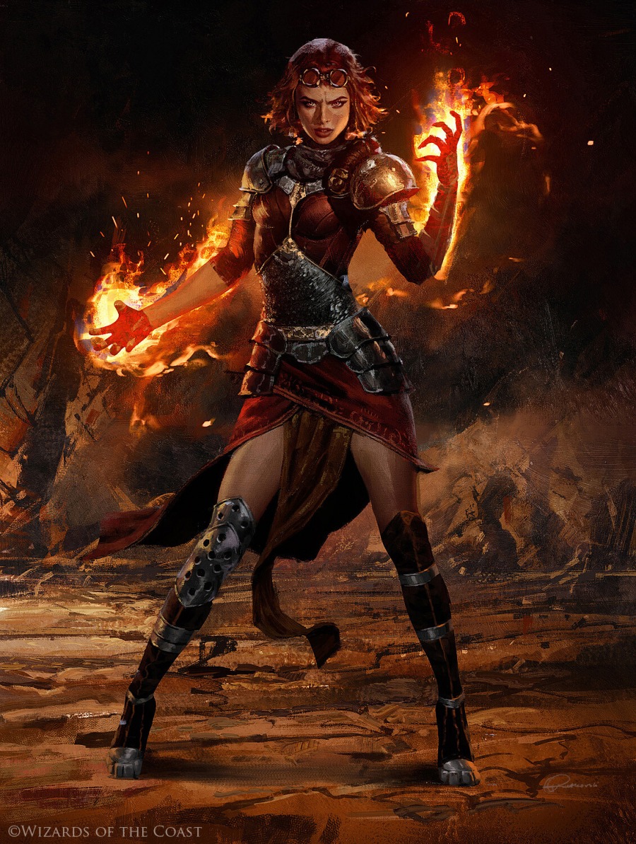 MTGNexus - Chandra, Flame's Catalyst Art by Grzegorz Rutkowski
