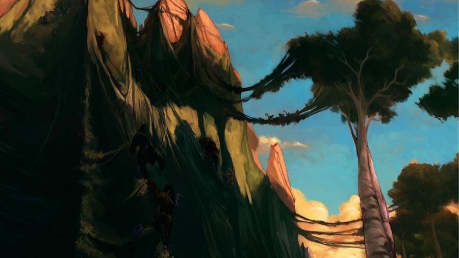 MTGNexus - Contested Cliffs Art by Anthony S. Waters